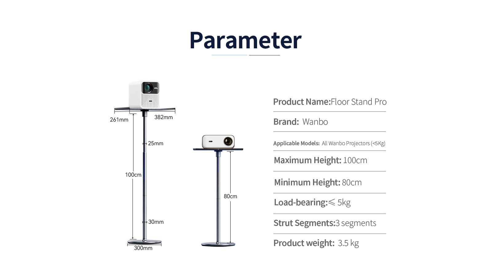Wanbo Stand Holder Pro Height Adjustable Anti-Slip Holding Tray ...