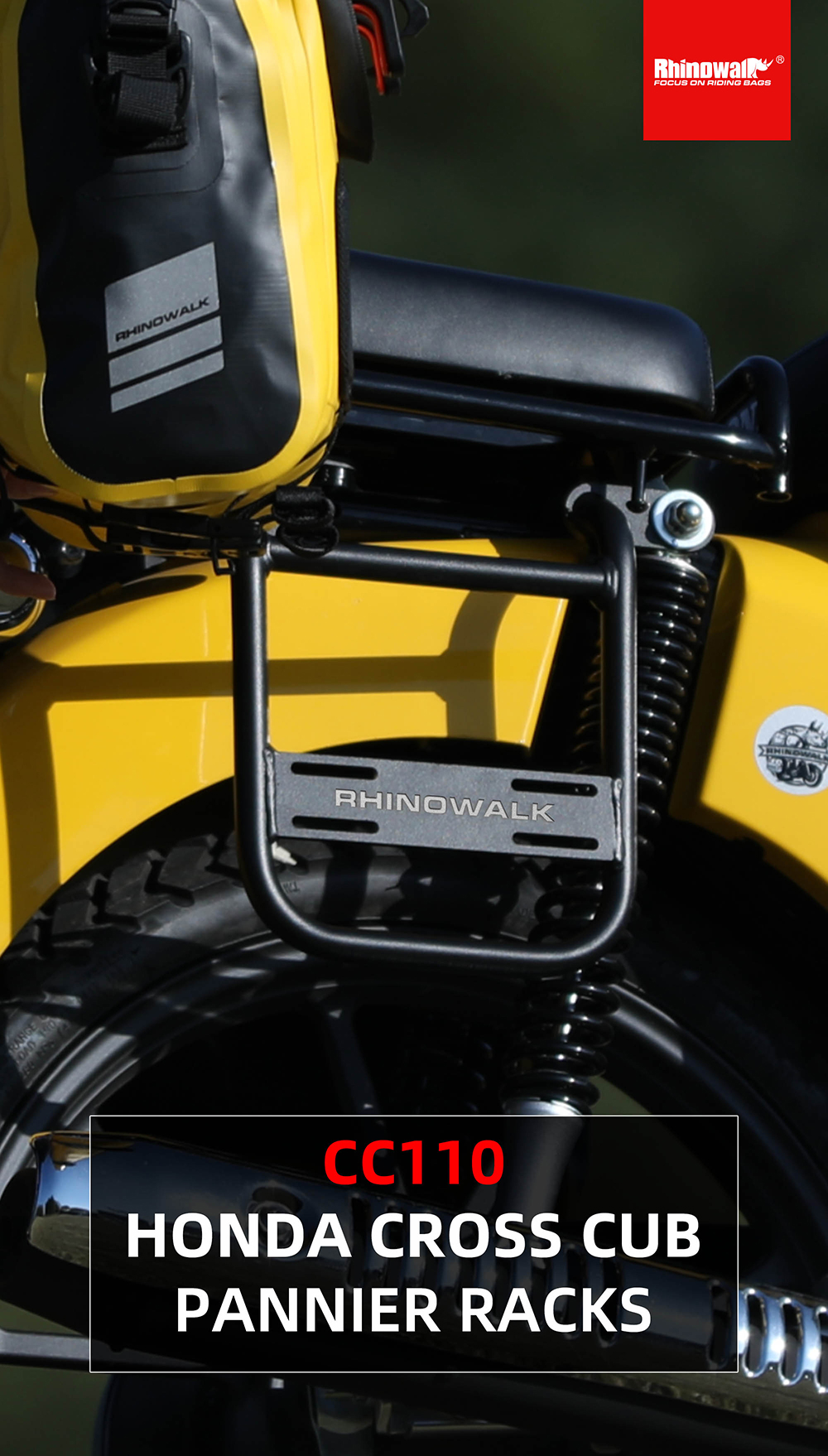 Rhinowalk HONDA CROSS CUB(C110X) pannier Racks | Shopee Philippines