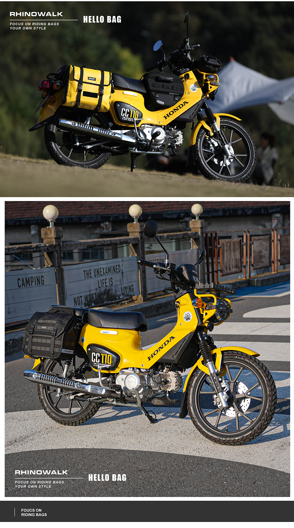 Rhinowalk HONDA CROSS CUB(C110X) pannier Racks | Shopee Philippines