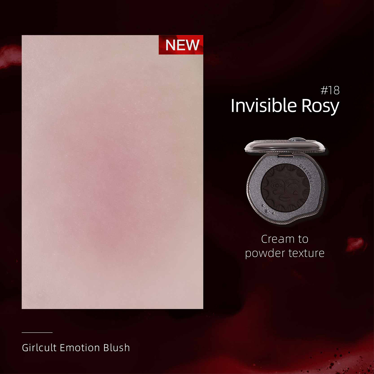 Girlcult Emo Blush Fine Shine Shrink Matte Mist Powder Blush | Shopee ...