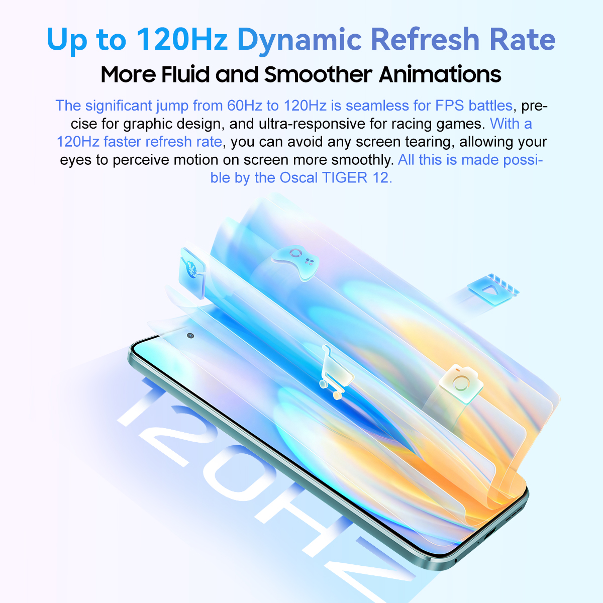Blackview Oscal Tiger 12 6.78" 120Hz Display 8+128GB 12+256GB Helio G99 ...