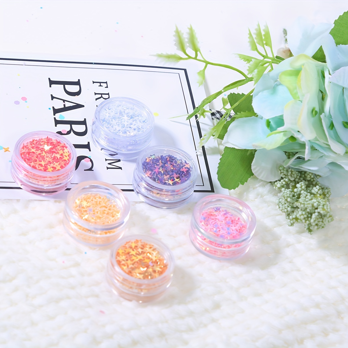 10pcs Small Round Sample Containers With Lids Cosmetic Jars Makeup ...