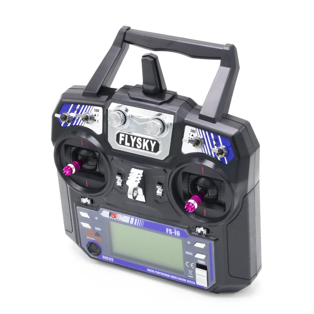 FLYSKY FS-i6 i6 2.4G 6CH AFHDS Transmitter With iAB iA6B Receiver Radio ...