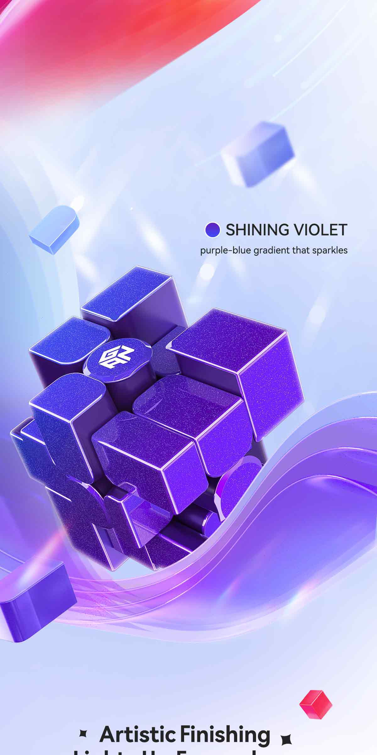 GAN Mirror M Magnetic 3x3 Mirror Cube Children's Educational Toy ...
