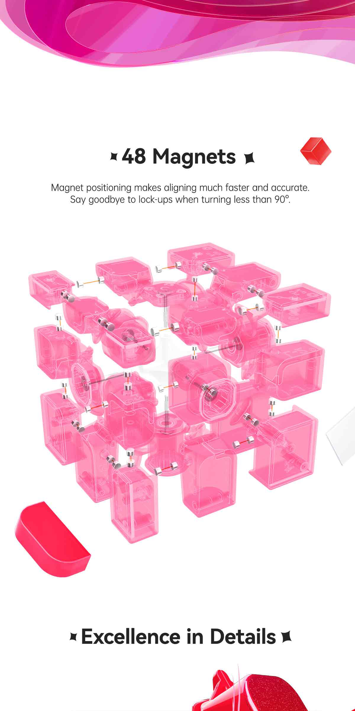 GAN Mirror M Magnetic 3x3 Mirror Cube Children's Educational Toy ...