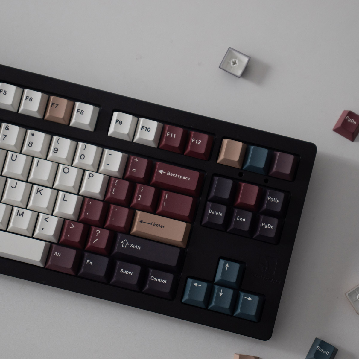 -LW- Mixed Lamp (R1/R2) PBT Keycaps CHERRY Profile Mechanical Keyboard ...