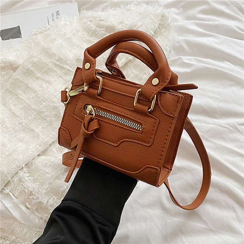Women's Bag Portable Mini One Shoulder Pocket Money Small Square (b7w ...