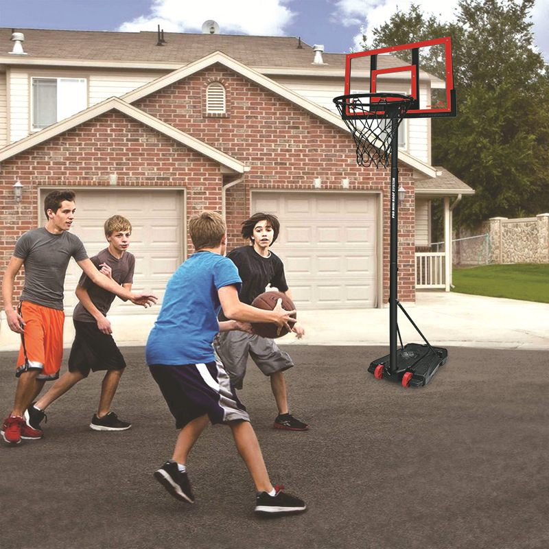 Can lift portable basketball stand basketball outdoor indoor training ...
