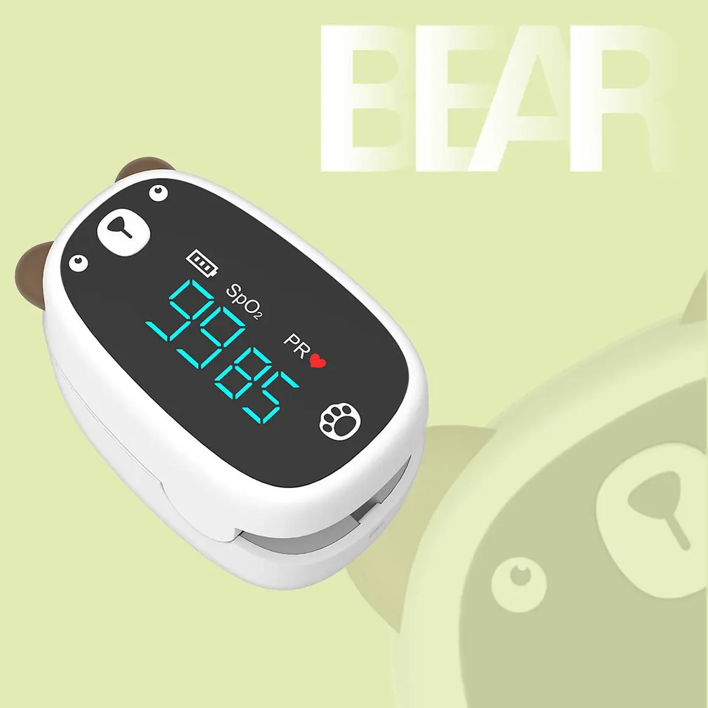 Infant Finger Pulse Oximeter Pediatric Blood Oxygen Saturation Meter ...