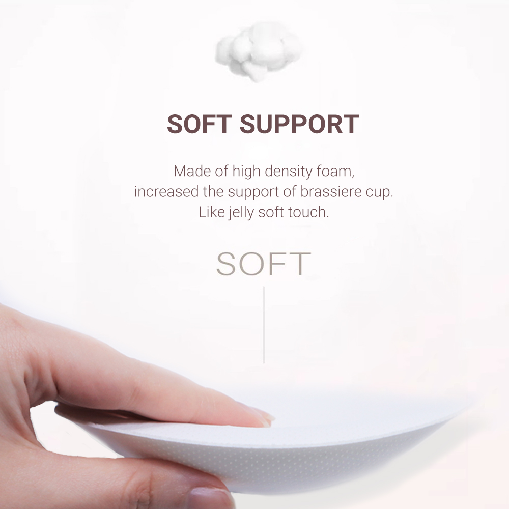 MOVING PEACH Women Sports Bra Padding Insert Soft Supports Bra Pad ...