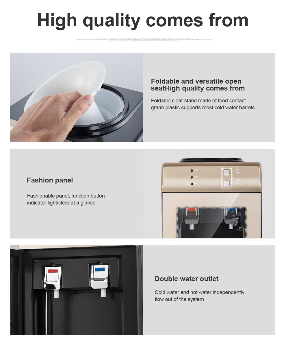 Water Dispenser Freestanding Automatic Hot & Cold Water Dispenser ...