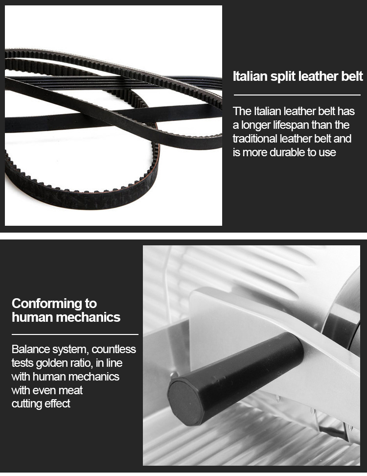 Meat slicer Slicer 12-inch heavy-duty semi-automatic slicer Stainless ...