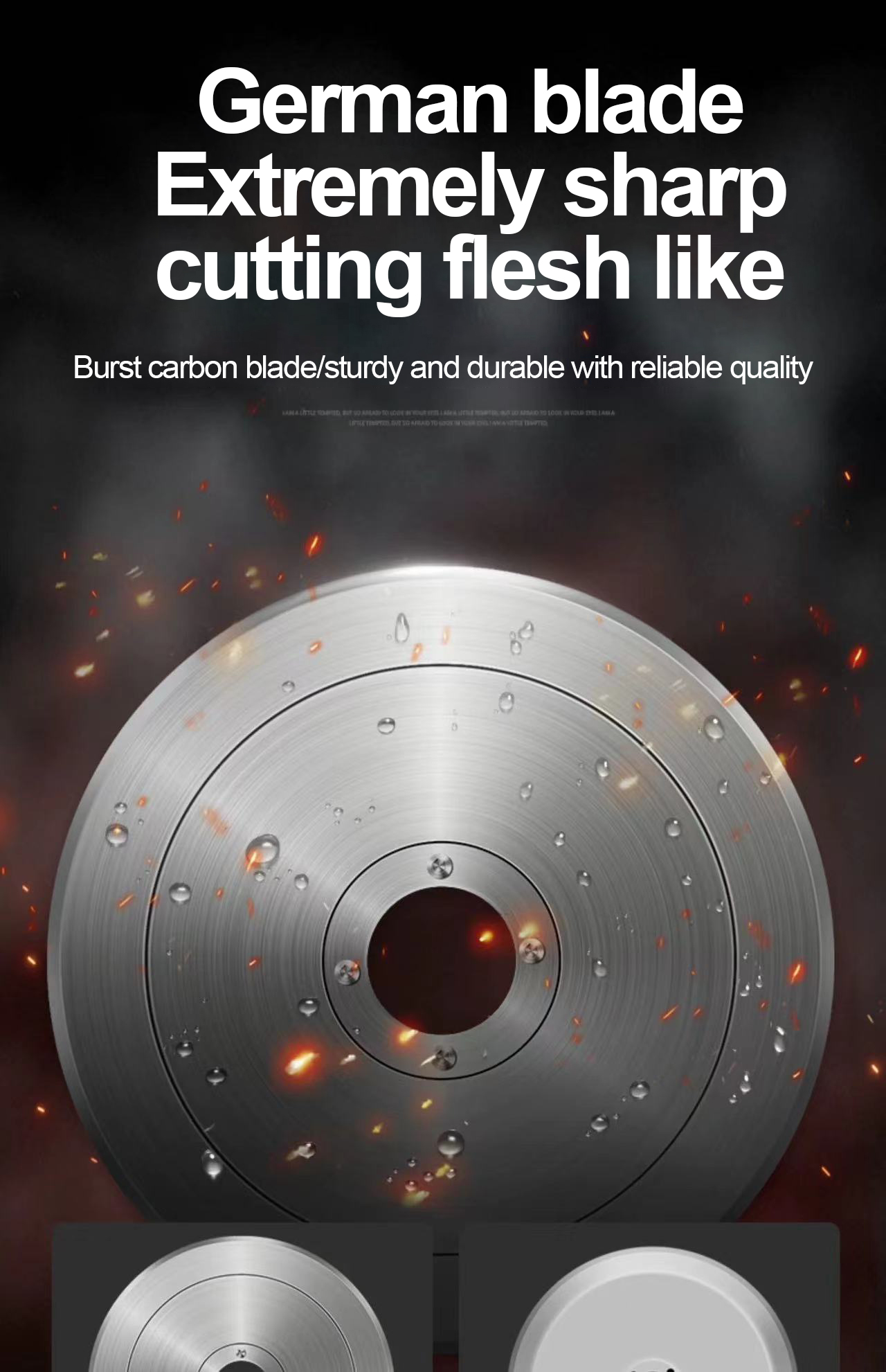 Meat slicer Slicer 12-inch heavy-duty semi-automatic slicer Stainless ...