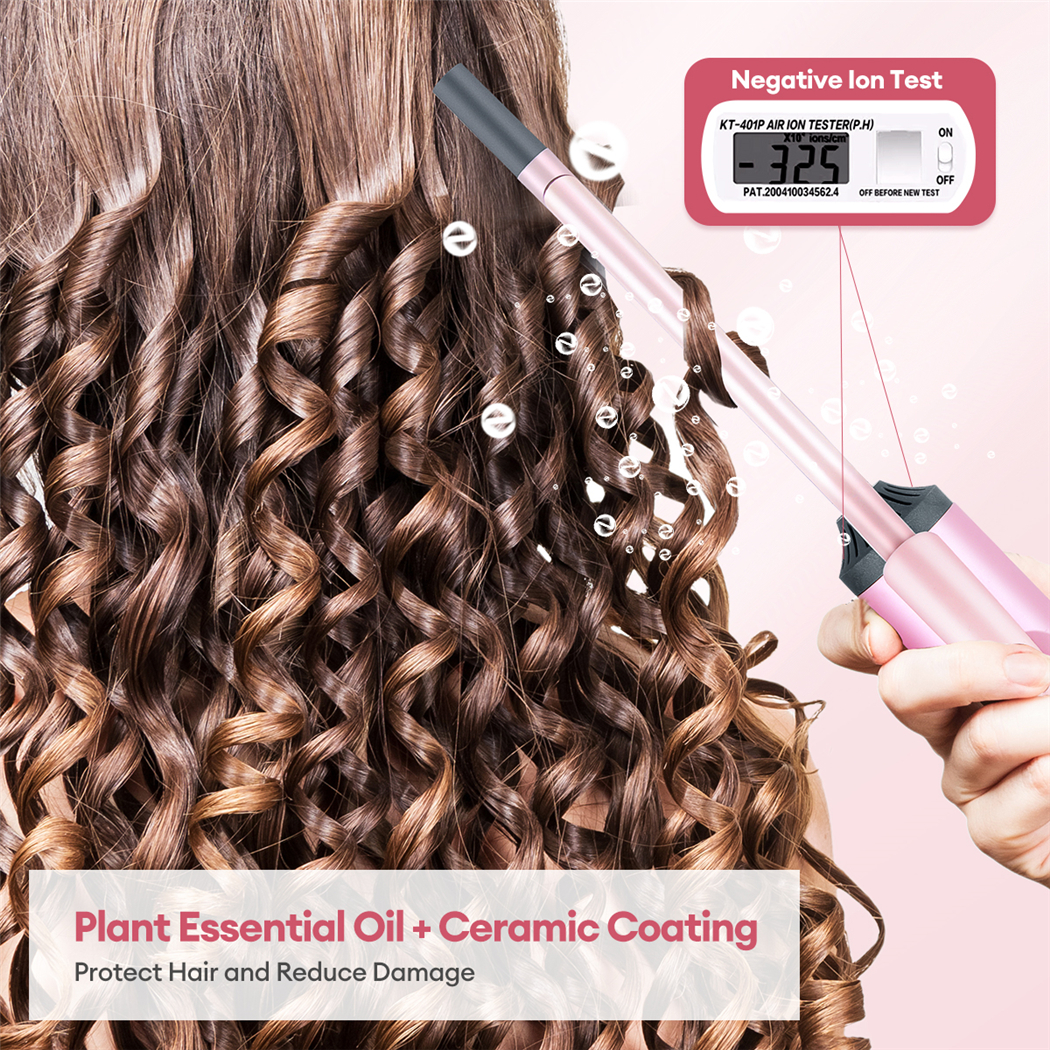 CkeyiN 9MM Hair Curler For Hair Curling Iron For Hair HS522 | Shopee ...