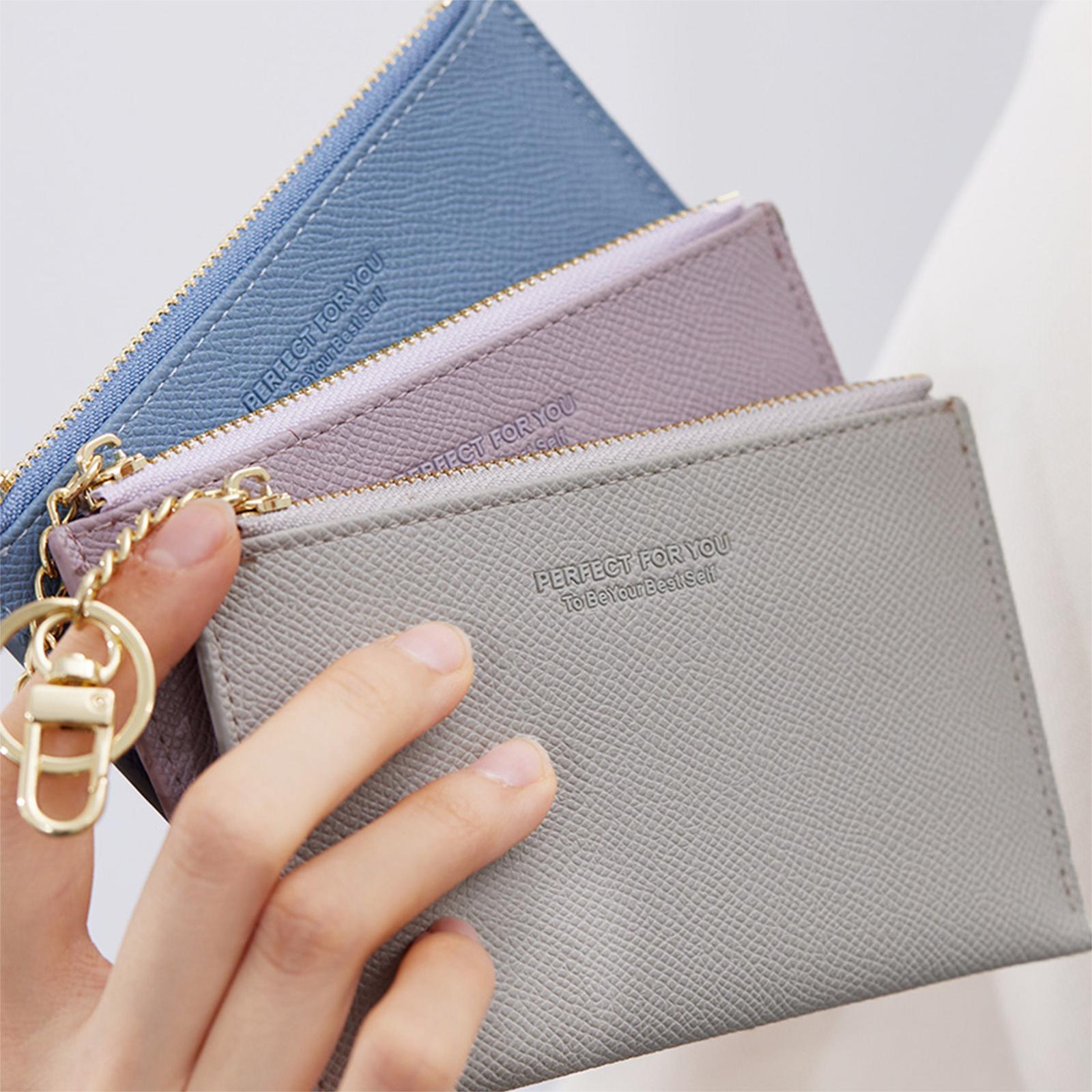 Seagloca New Fashion Multi Card Wallet Zipper Ins Style Mini Card ...