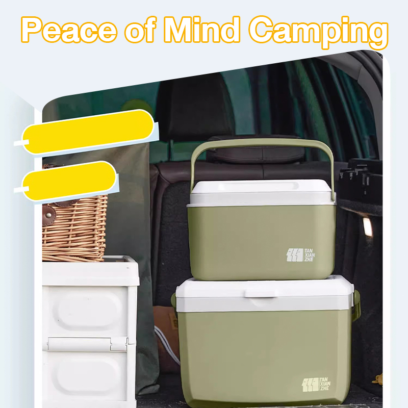 Outdoor Ice Box Warm and cold Camping Small Portable Refrigerator Food ...