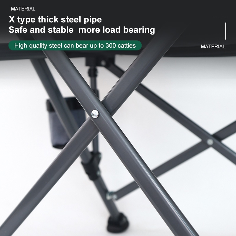 Folding fishing chair Camping chair Folding chair Collapsible fishing chair Load capacity 200kg ...