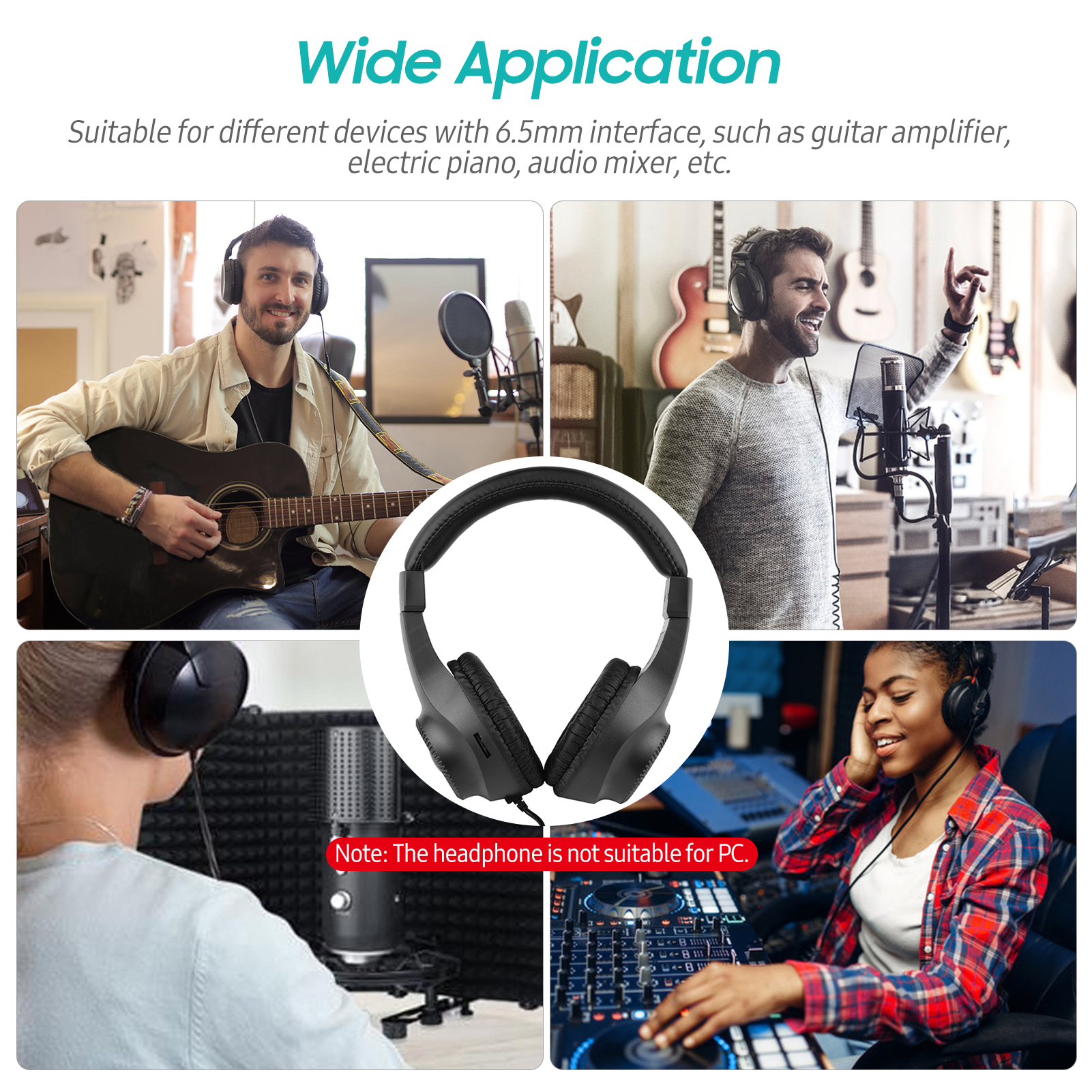 [COD] Wired Stereo Monitor Headphones Professional Studio Reference ...