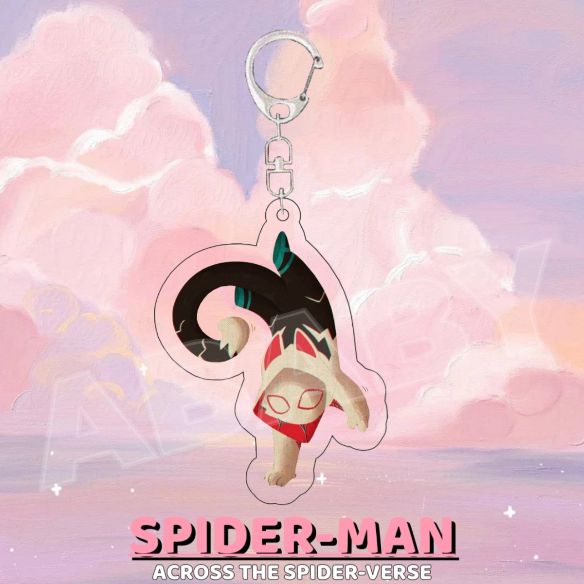 Spider-Man Across the Spider-Verse Gwen/Miles Cat Spider acrylic ...