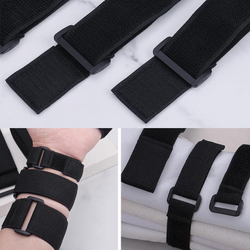 Nylon Elastic Hook and Loop Buckle Strap Cable Ties Organiser Self ...