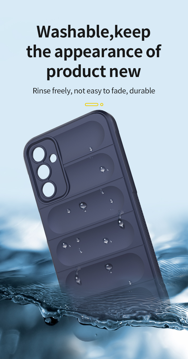 Lenuo Silicone Soft Phone Case For Samsung Galaxy A06 A55 A35 A25 A15 5G 4G Casing Shockproof ...