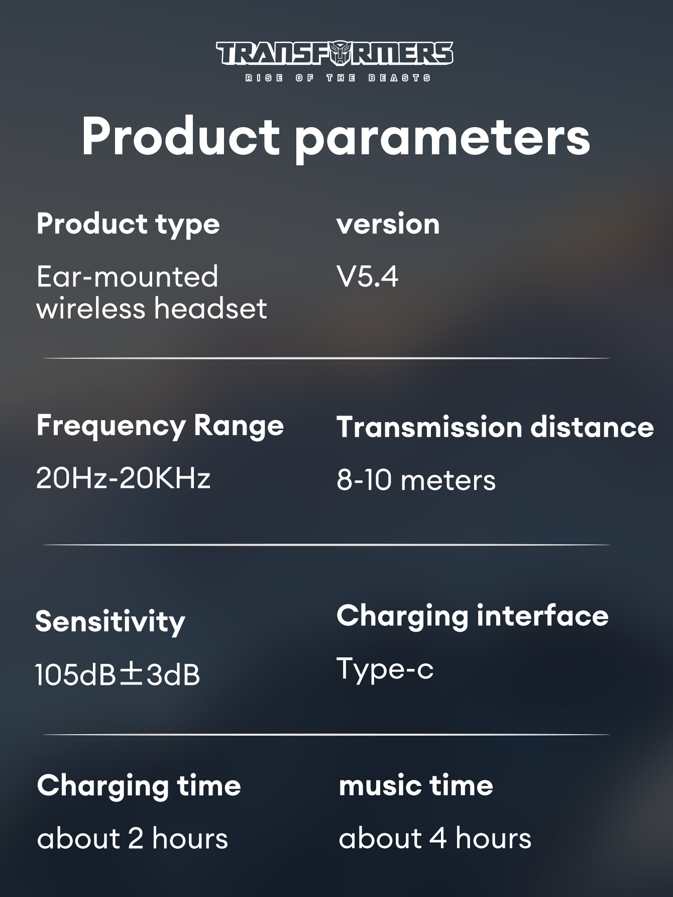 Transformers TF-T20 OWS Bluetooth Earphone Gaming Headset HD Sound ...