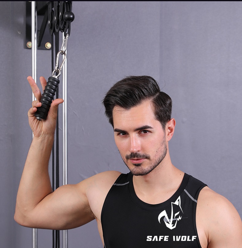 Enhanced handle comprehensive trainer for triceps brachii fitness ...