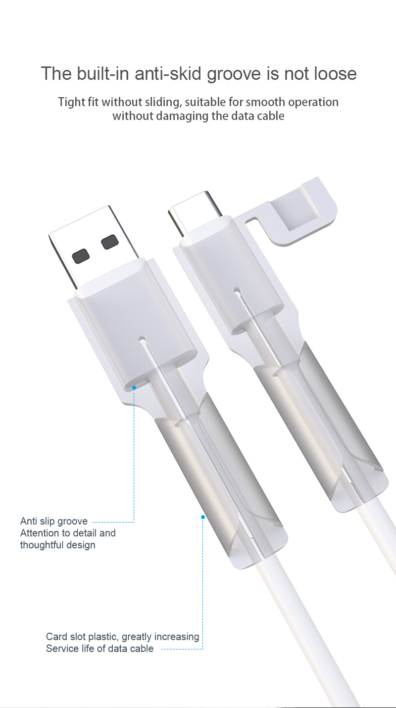 【For Android】 BlueWow USB Type-C Soft Silicone Charger Protector/Cable ...