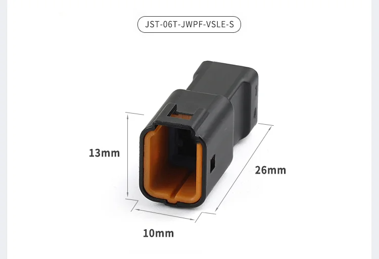 2P 3P 4P 6P 8P 0.6 MM Waterproof Wire Connector Plug Male And Female ...