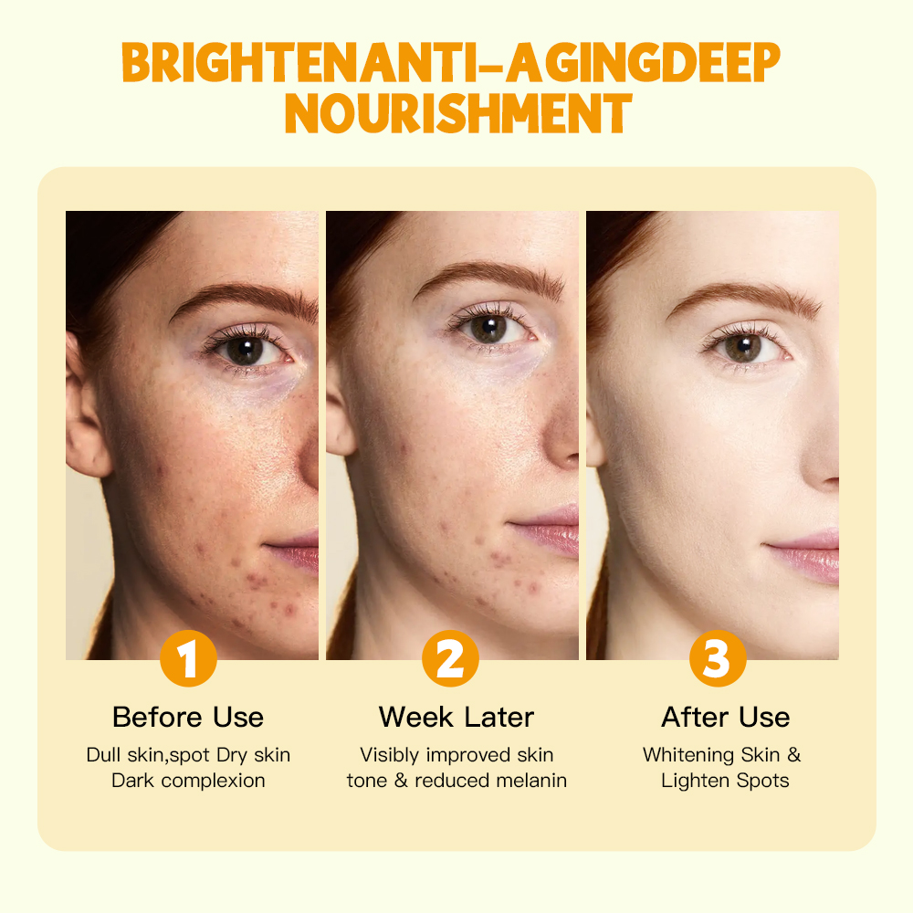 Disunie orange facial serum vitaminC face essence collagen face sreum ...