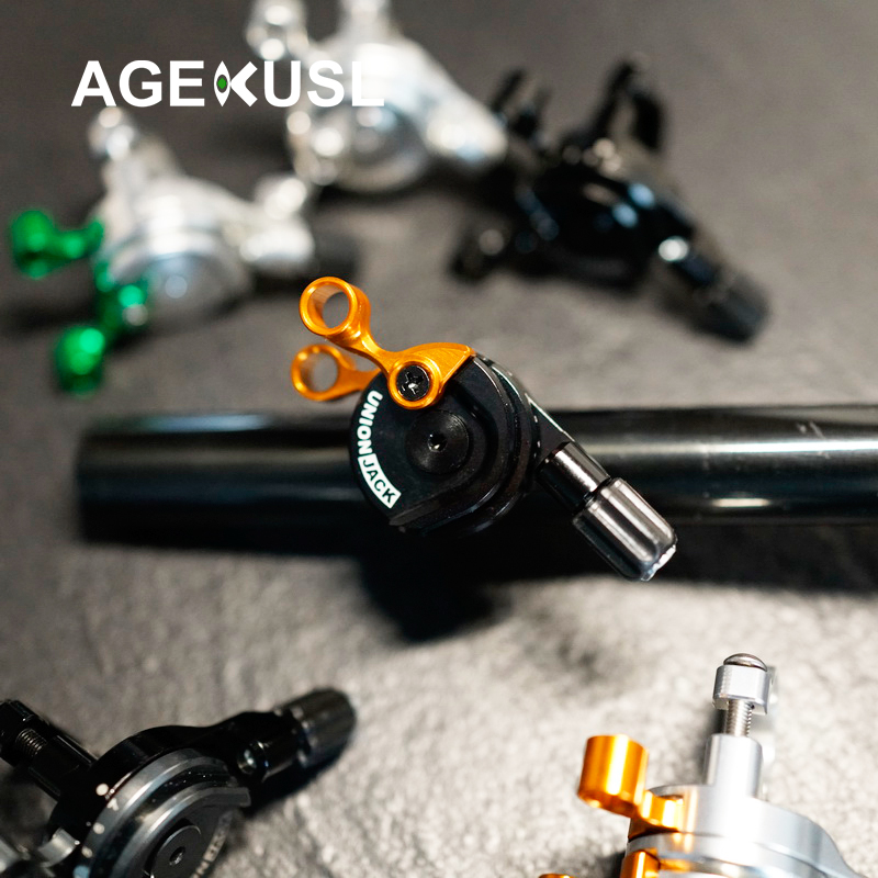 Union Jack Bicycle Shifter Gear Trigger Shift Left Finger Dial Shifter ...