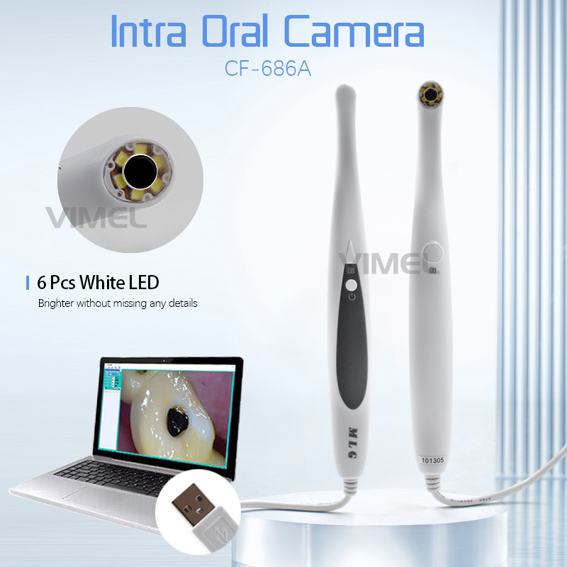 Dental Intraoral Camera Focus Digital USB Imaging Intra Oral 6 White ...
