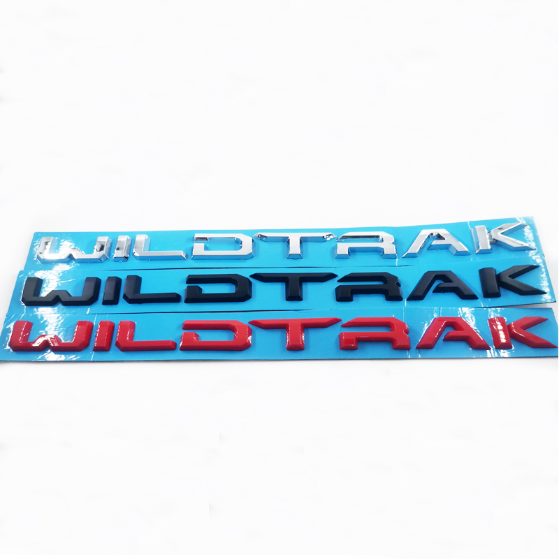 1 X ABS Wildtrack WILD TRAK Letter Car Auto Trunk Emblem Sticker Badge ...