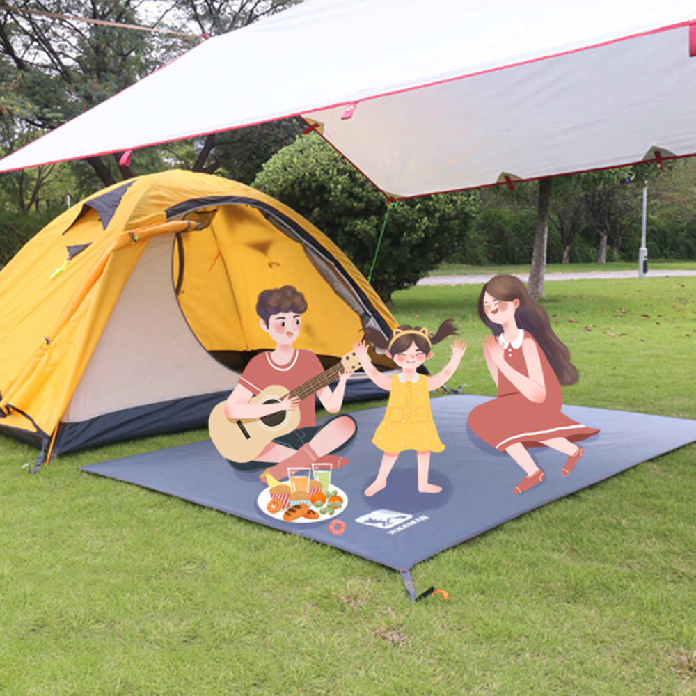 【S-XXL】 HIKEMAN Waterproof Camping Tarp Thicken Picnic Mat for 1-5 ...