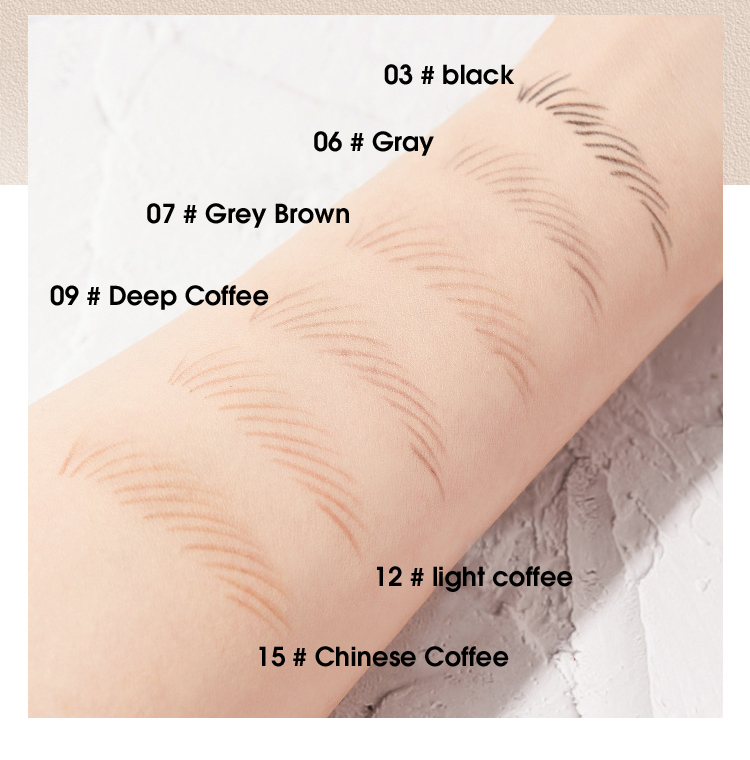 Pull line eyebrow pencil waterproof and non smudging genuine wooden ...