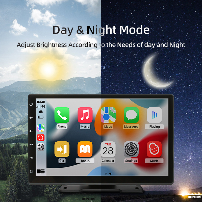 9 Inches CarPlay Android Auto Car Radio Multimedia Video Player IPS ...