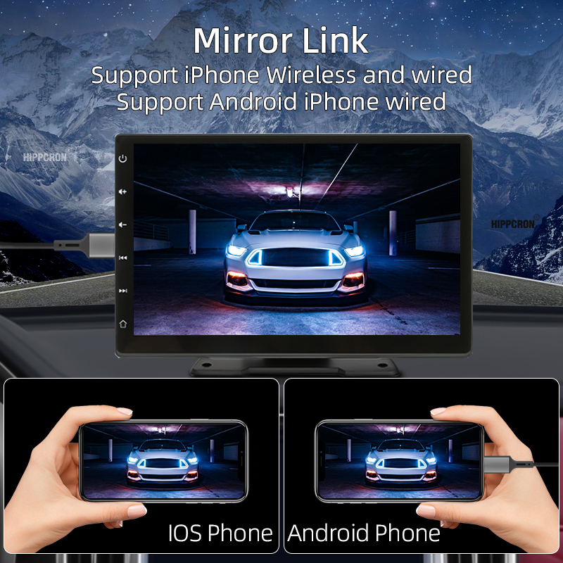 9 Inches CarPlay Android Auto Car Radio Multimedia Video Player IPS ...