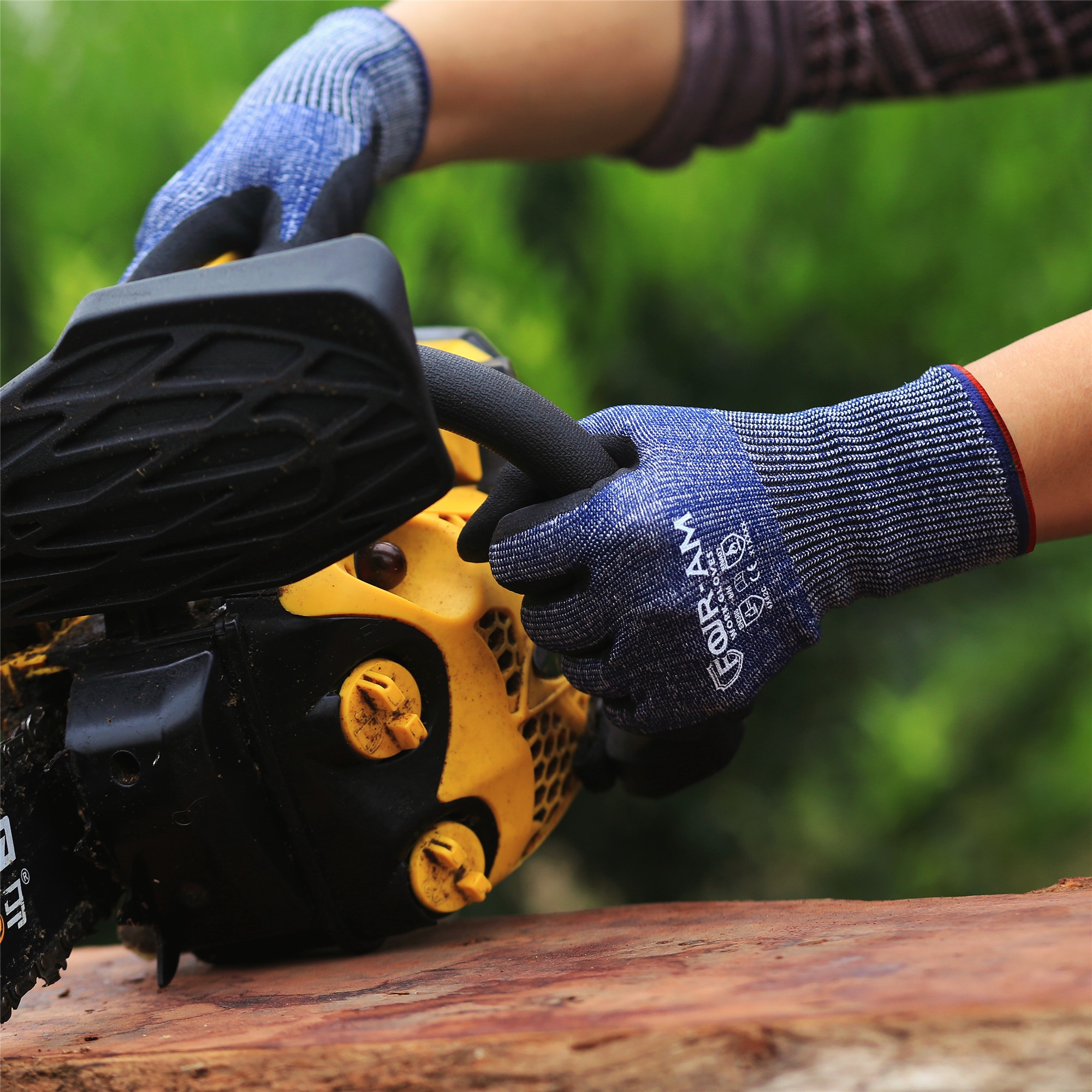 1 Pair Level 5 Cut Resistant Gloves; Firm Non-Slip Grip; Thin ...