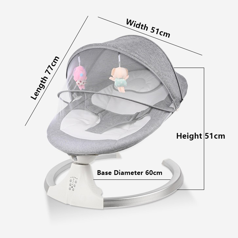 Yajiabeier Electric Baby Rocking Chair Multifunctional Soothing Chair ...