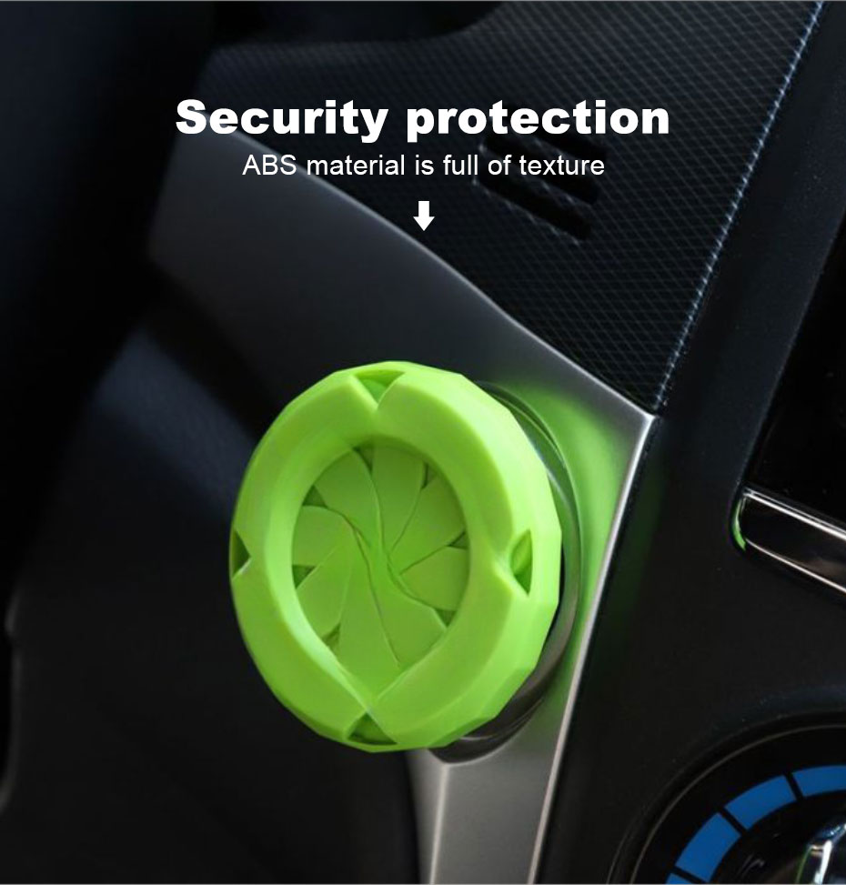 SEAMETAL Car Ignition Switch Ring Cover with Rotation Protection for ...