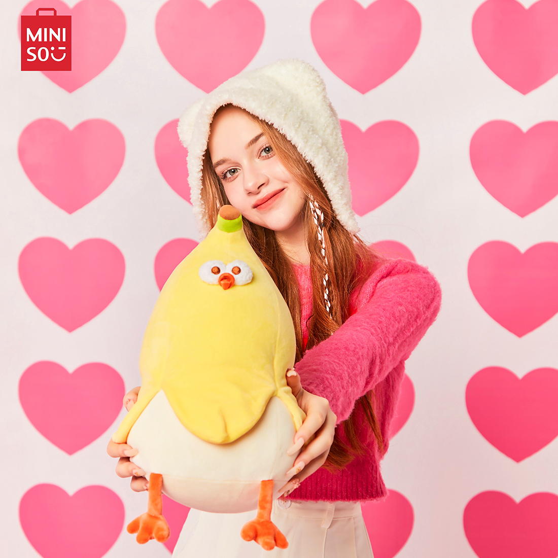 MINISO DunDun Chicken Series Plush Doll Chicken Banana Chicken ...