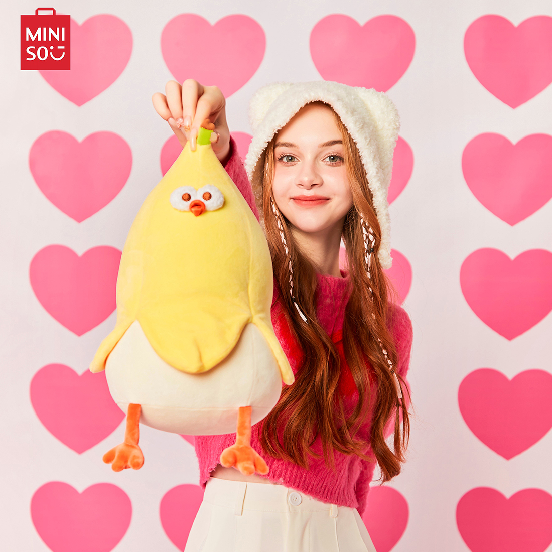 MINISO DunDun Chicken Series Plush Doll Chicken Banana Chicken ...