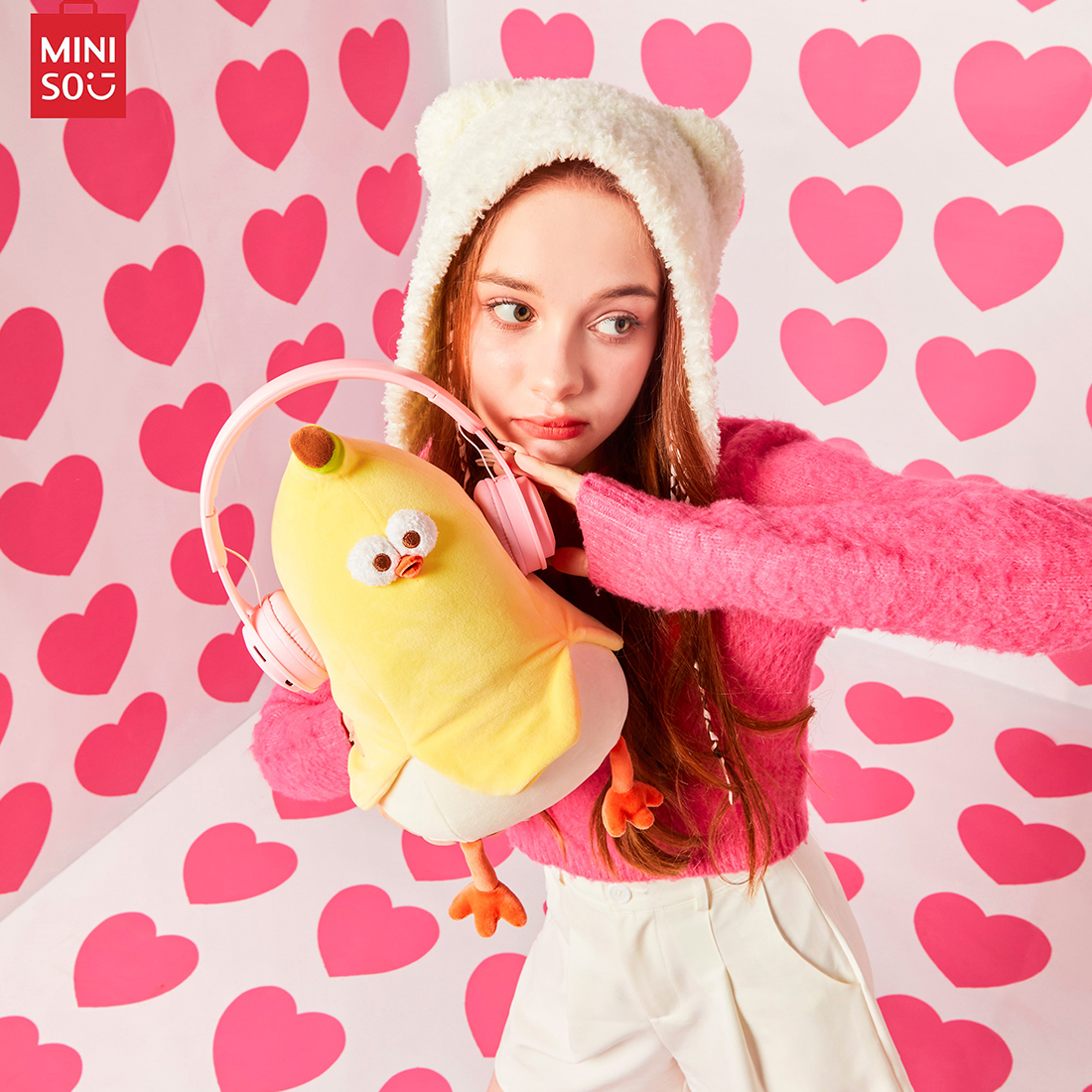 MINISO DunDun Chicken Series Plush Doll Chicken Banana Chicken ...