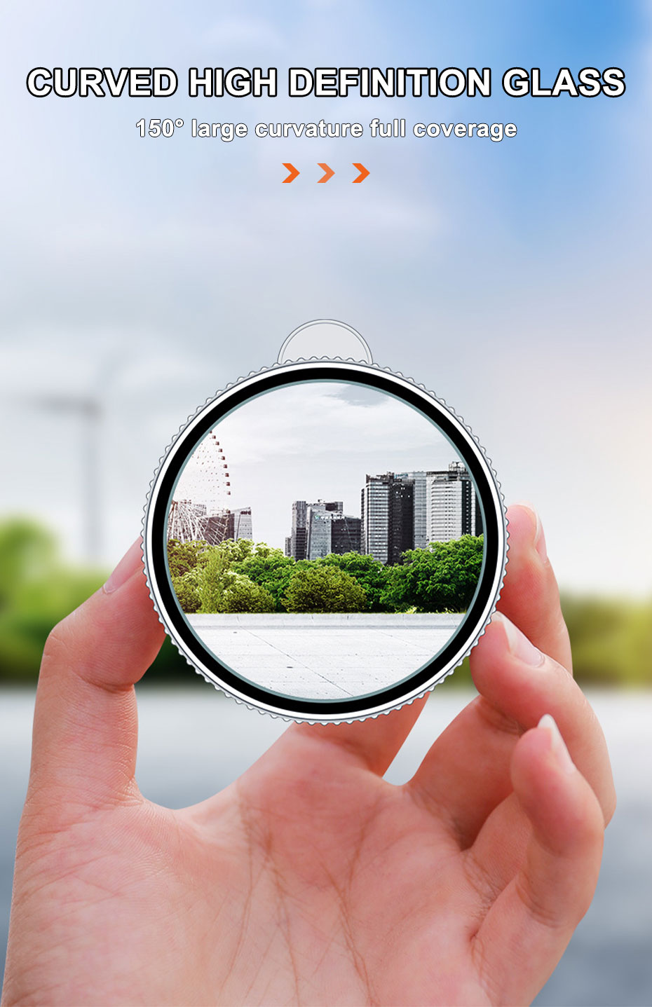 SEAMETAL Car Full-vision Adjustable Blind Spot Mirror Auto Round Glass ...