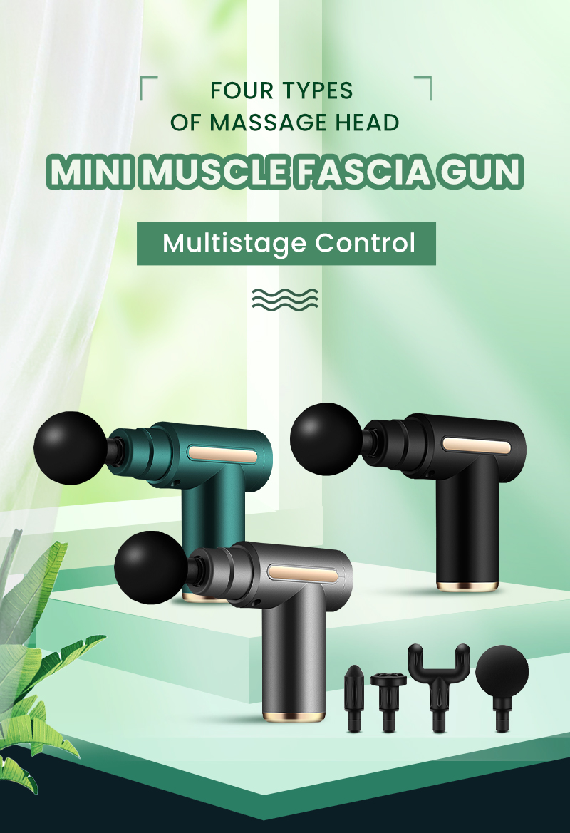 TONO Portable Muscle Massage Gun 4 Heads Superace Percussive High ...