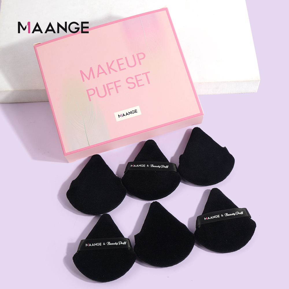 MAANGE Triangle Cushion Puff Both Wet and Dry Use Makeup Sponge 51028 ...