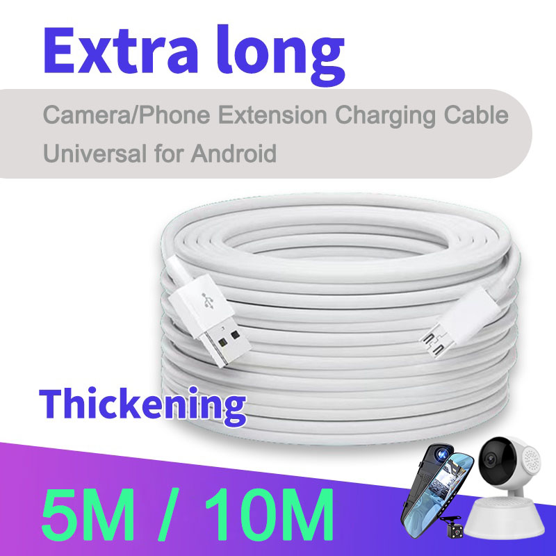 V380 Pro 3M/5M/10M Micro USB Cable For Android USB Fast Charging Power ...