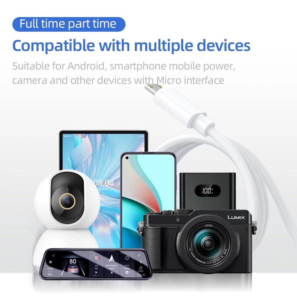V380 Pro 3M/5M/10M Micro USB Cable For Android USB Fast Charging Power ...