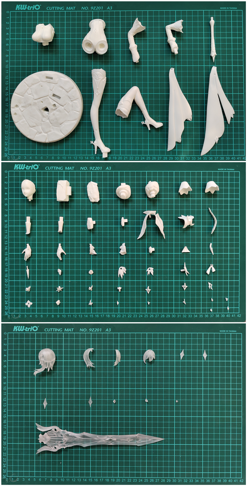 Resin Figure Kit Eula WF2023 Unpainted Garage Resin Kit Model GK ...