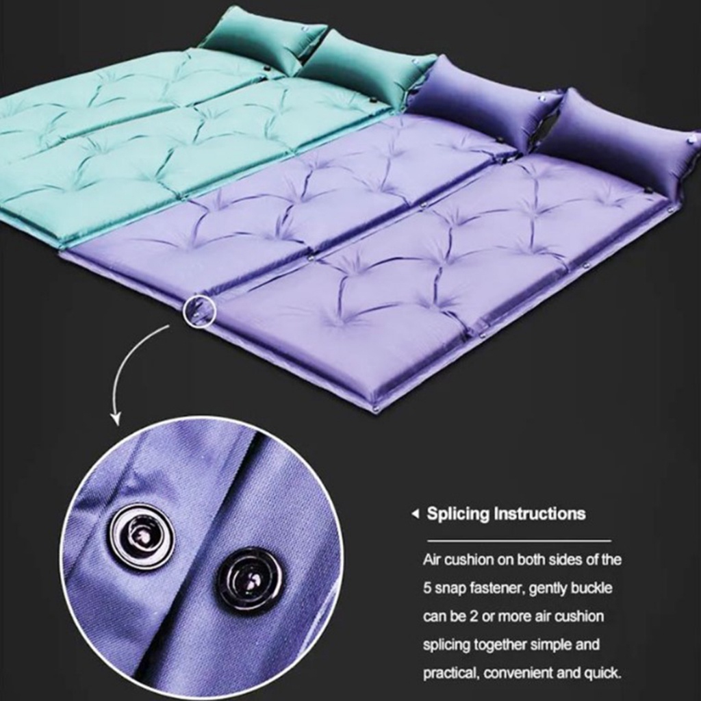 Outdoor Inflatable Bed Automatic Inflatable Portable Waterproof and ...